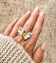 KIPEPEO BUTTERFLY CITRINE & SILVER RING